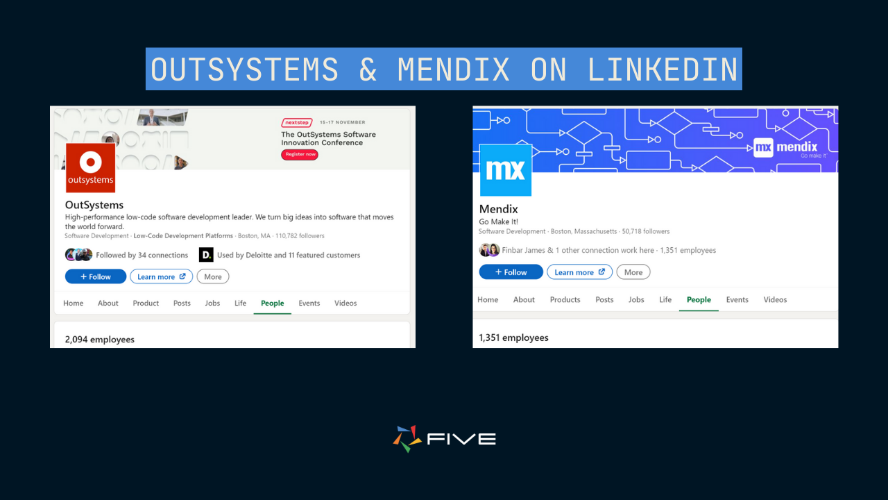 OutSystems vs. Mendix: Clash of the Low-Code Titans (2023 Update)
