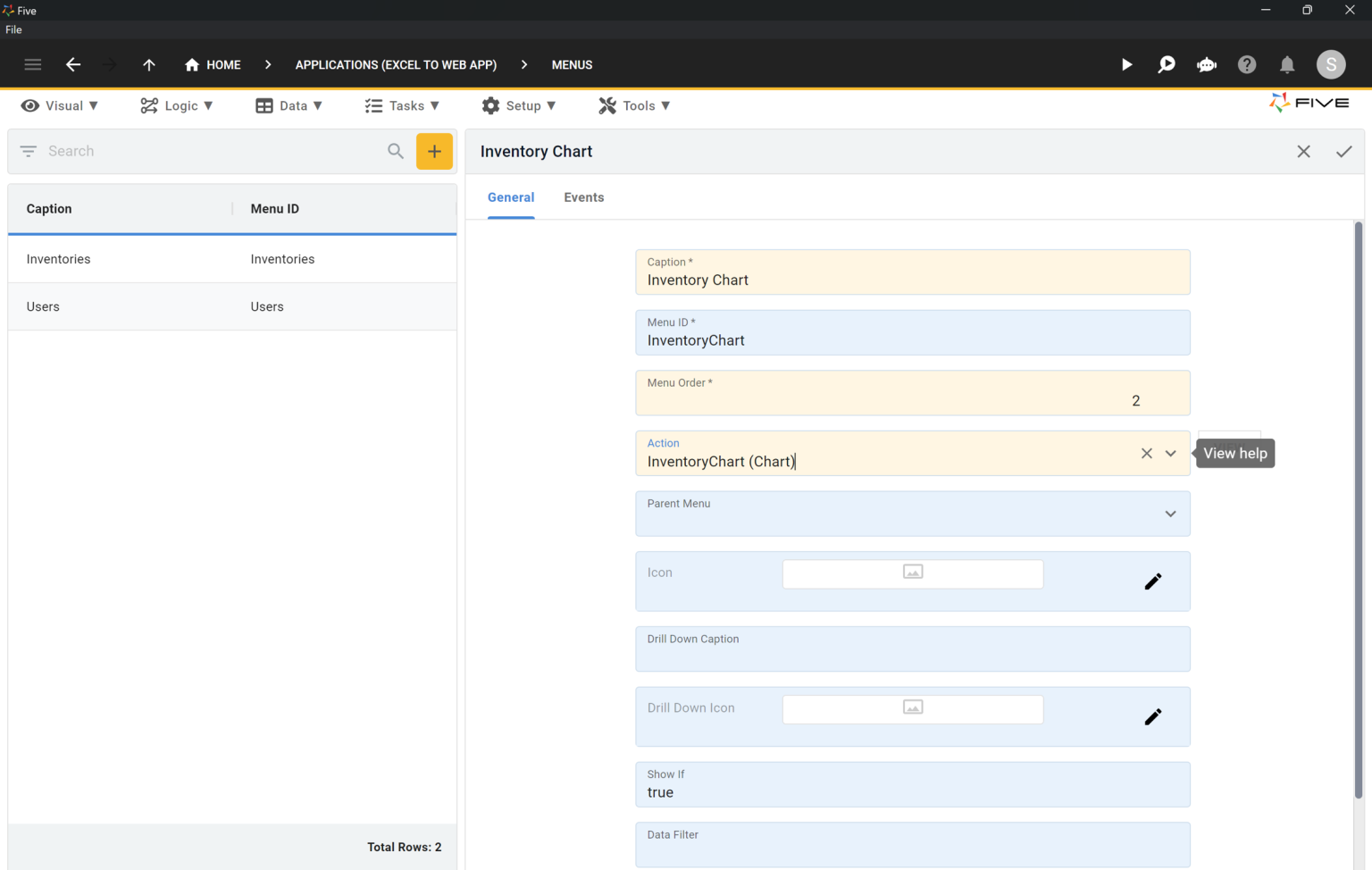 Charts & Dashboards [Excel to Web App - Part 5]