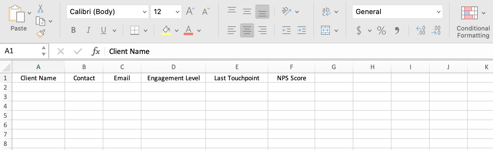 How to Create a Database in Excel