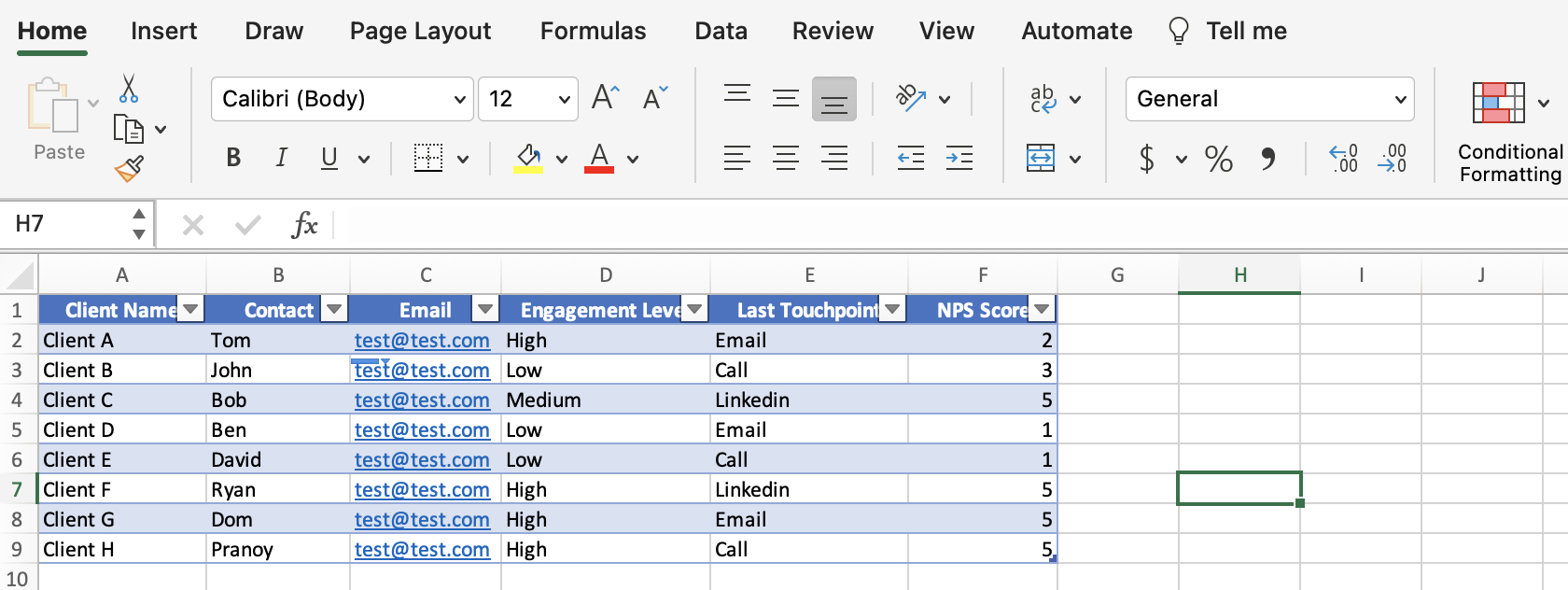 How to Create a Database in Excel