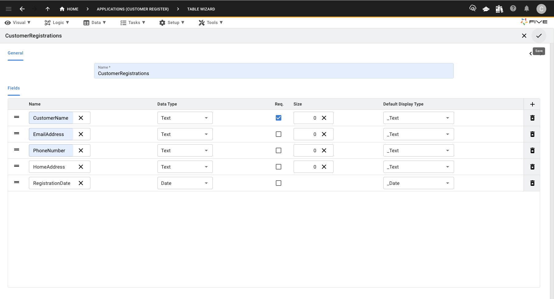 Create a Customer Registration Form In 3 Steps | Five