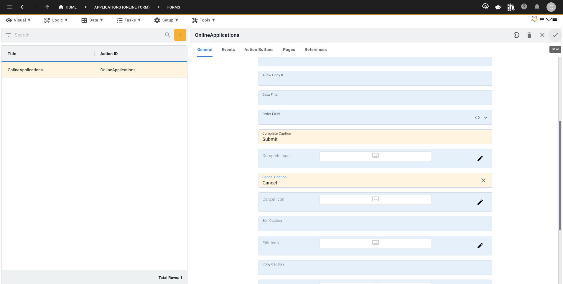 Create an Online Application Form in 3 Steps | Five