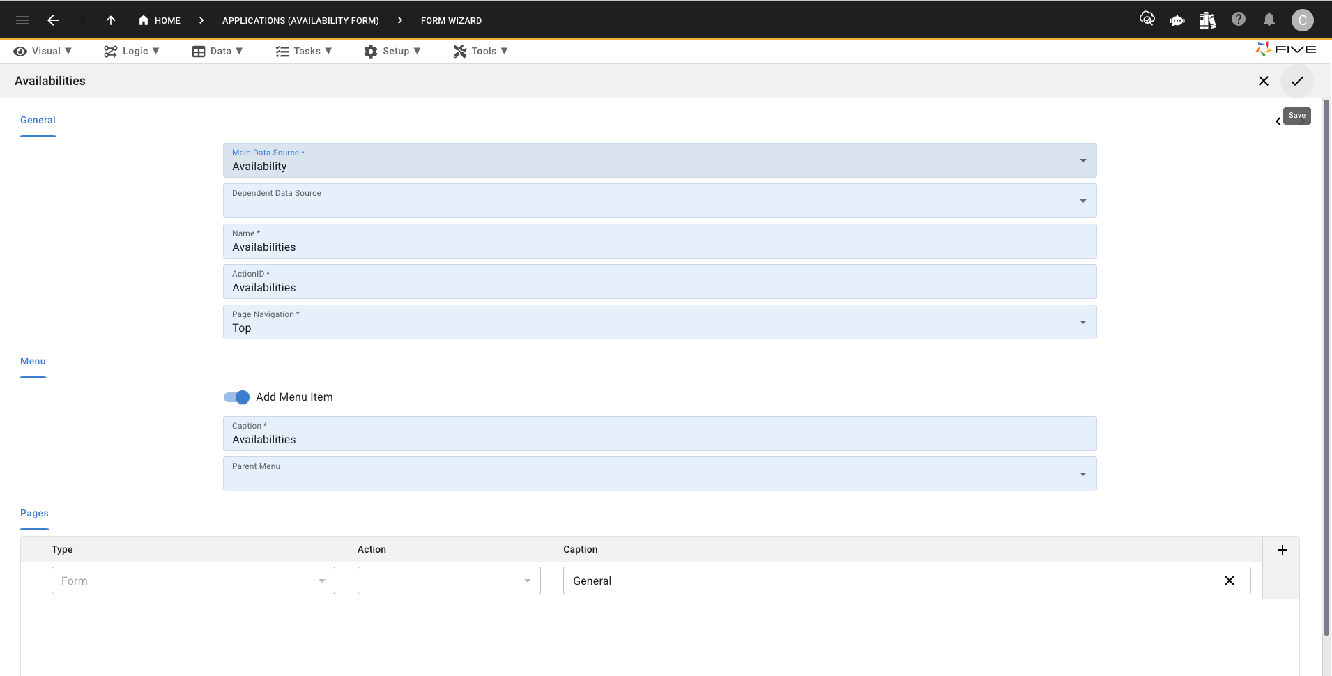 Create an Availability Form In 3 Steps | Five