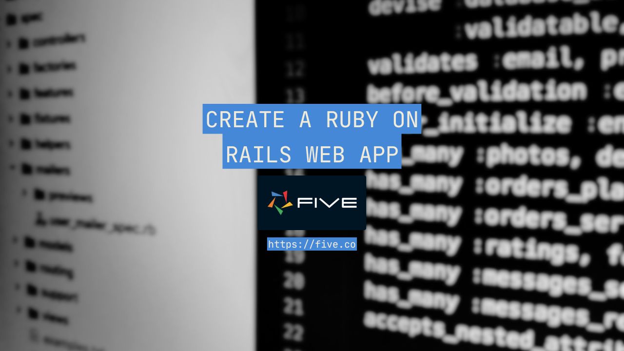 Create a Ruby on Rails Web App From Scratch Create a Ruby on Rails Web App From Scratch