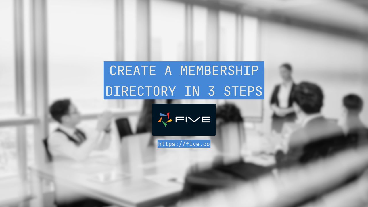 Setup a Member Directory In 3 Steps